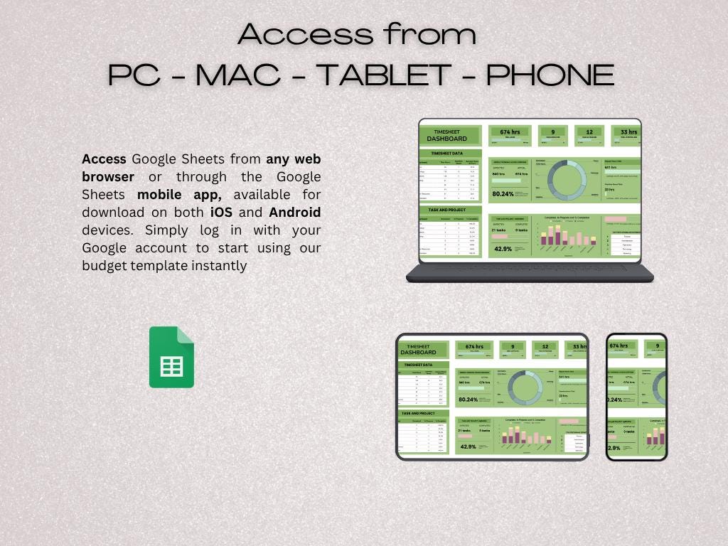 Timesheet Dashboard Template, Enhance Decision Making, Employee ...