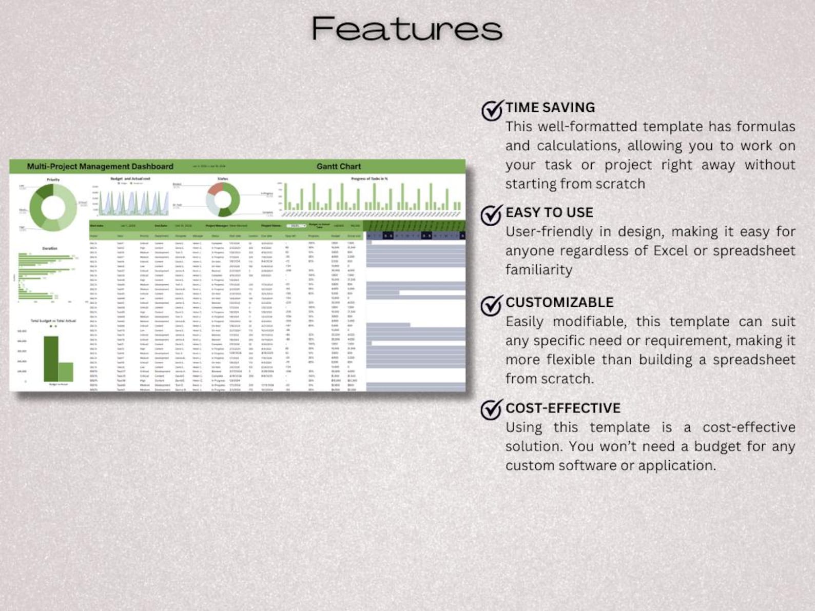 Project Management Dashboard | Multi-projects Dashboard | Multiple ...