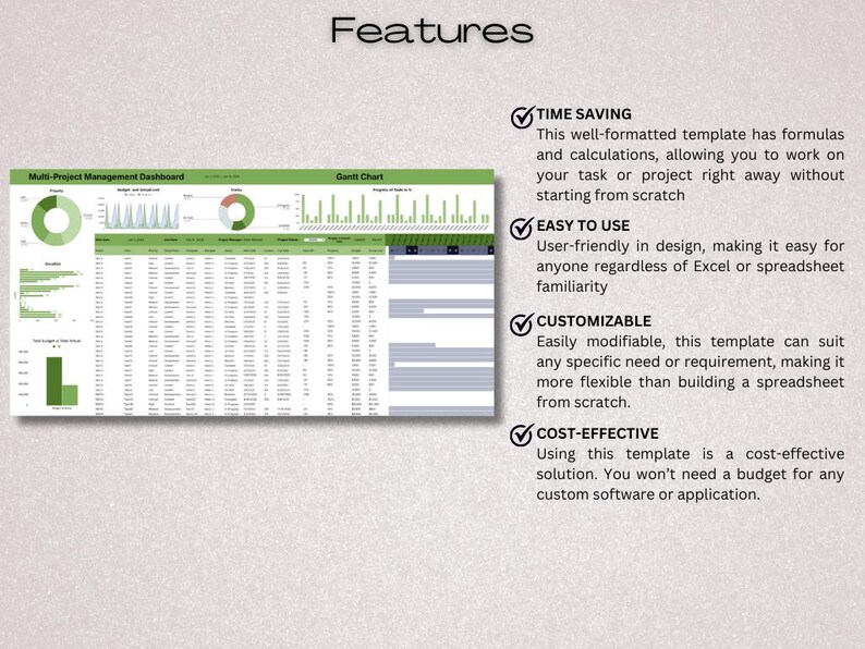 Project Management Dashboard | Multi-projects Dashboard | Multiple ...