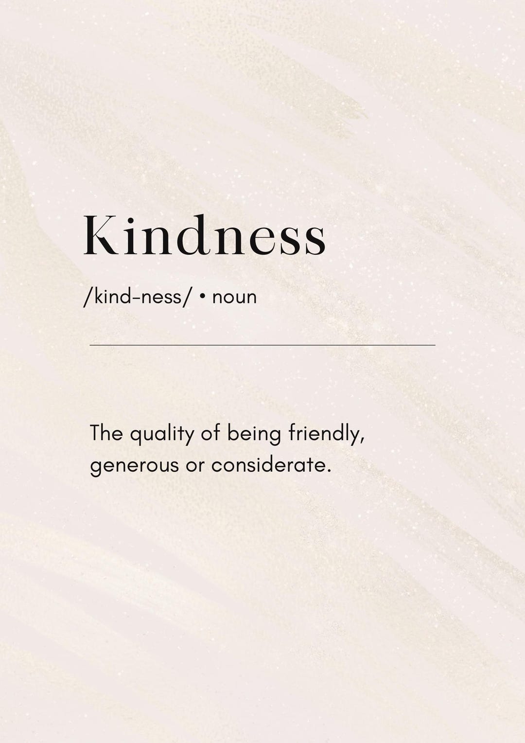 Kindness- Core Values Poster - Etsy