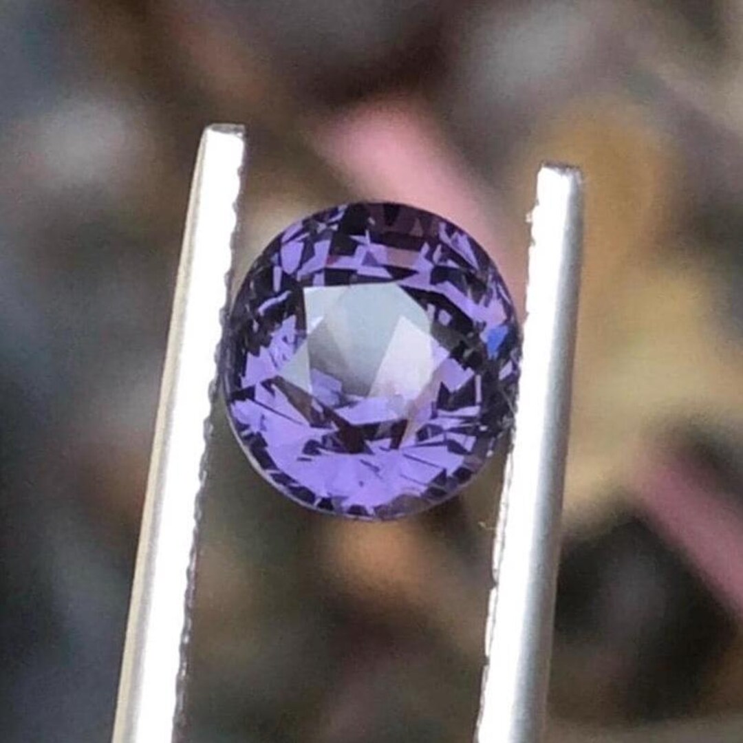 Vivid Purple Spinel Gemstone | 1.80ct Eye Clean | Certified Madagascar ...