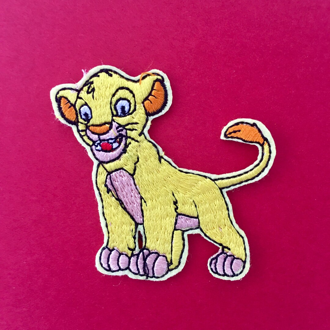 Lion King Simba Embroidered Patches - Etsy