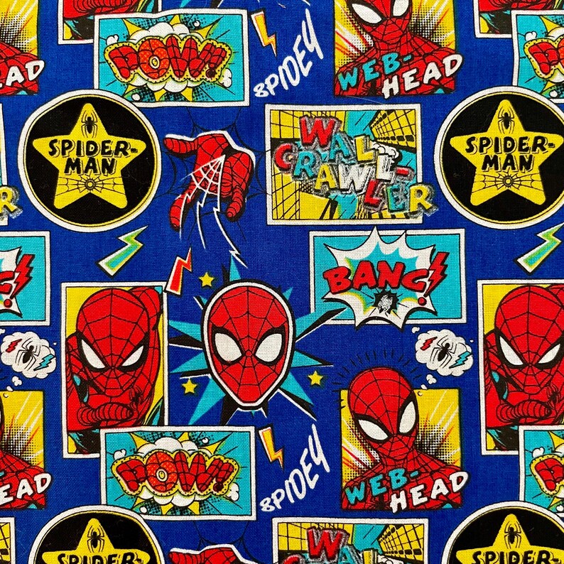 Spider-man Fabric - Etsy
