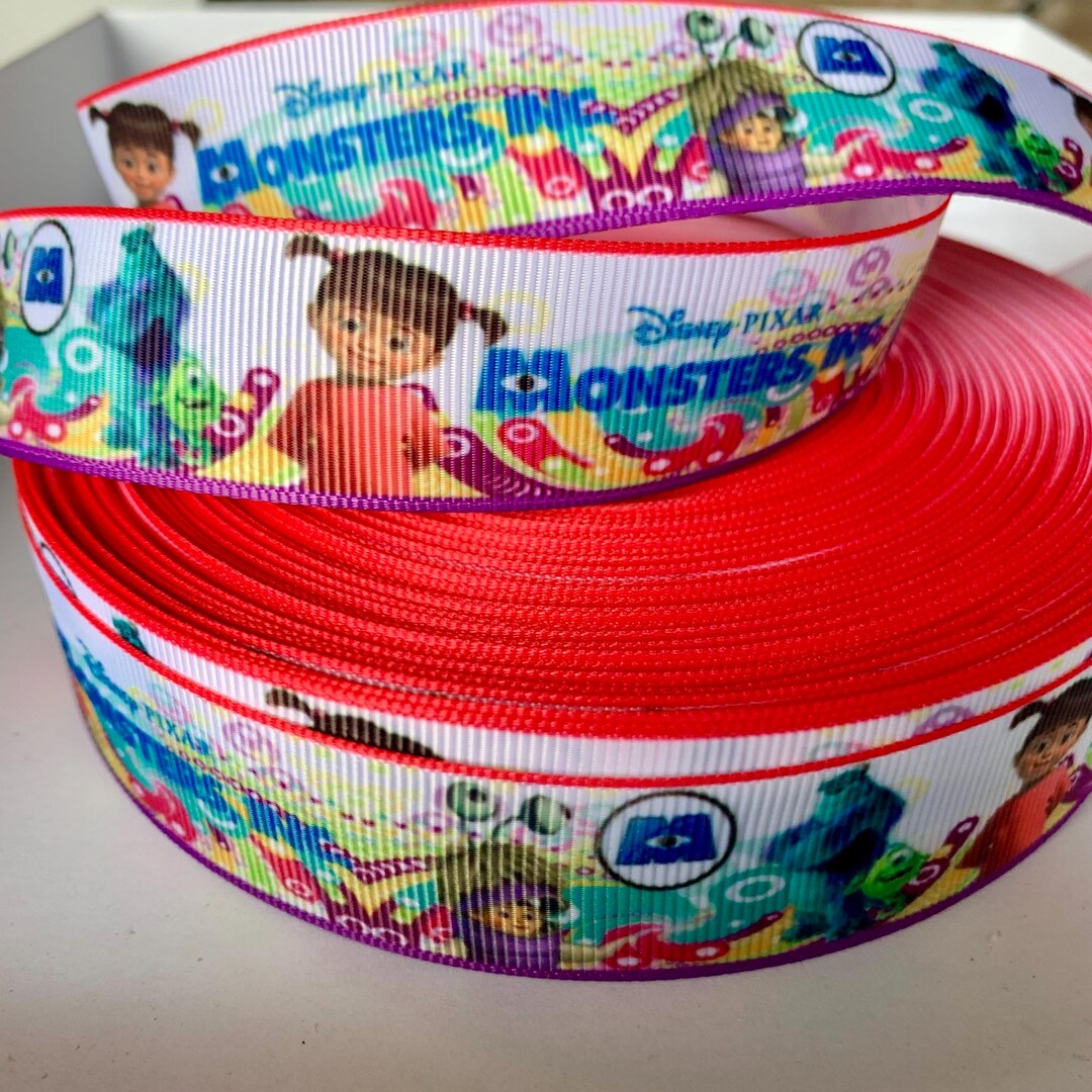 Monsters Inc Character Grosgrain Ribbon by the Yard - Etsy