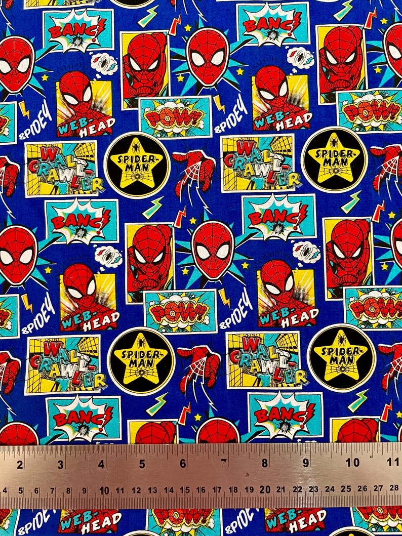 Spider-man Fabric - Etsy