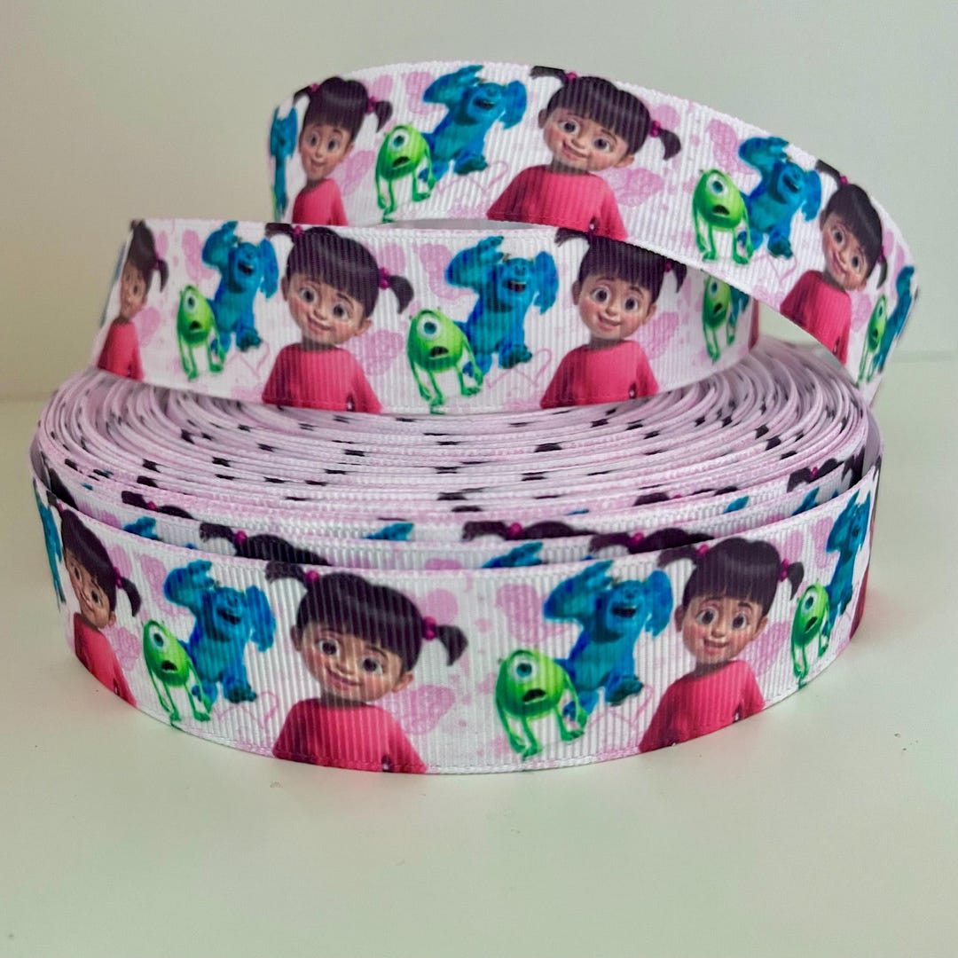 Monsters Inc Character Grosgrain Ribbon by the Yard - Etsy