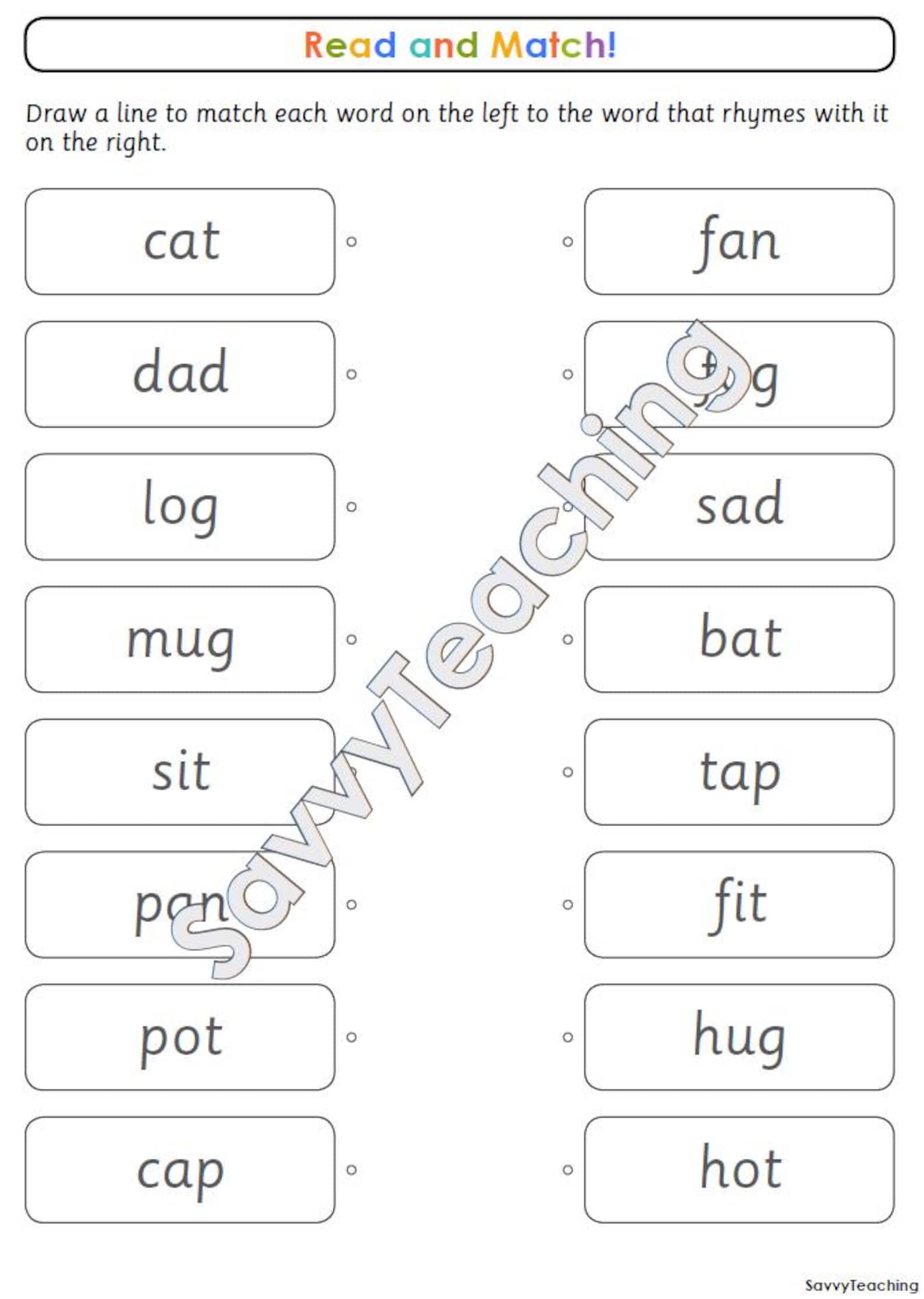 CVC Words Workbook | Fun Phonics Activities | Early Reading Practice ...