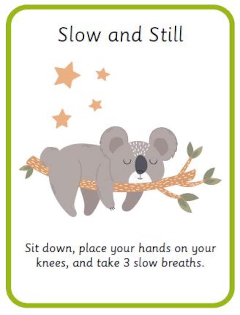 Mindfulness and Movement Cards for Kids | 60 Calm Animal-themed ...