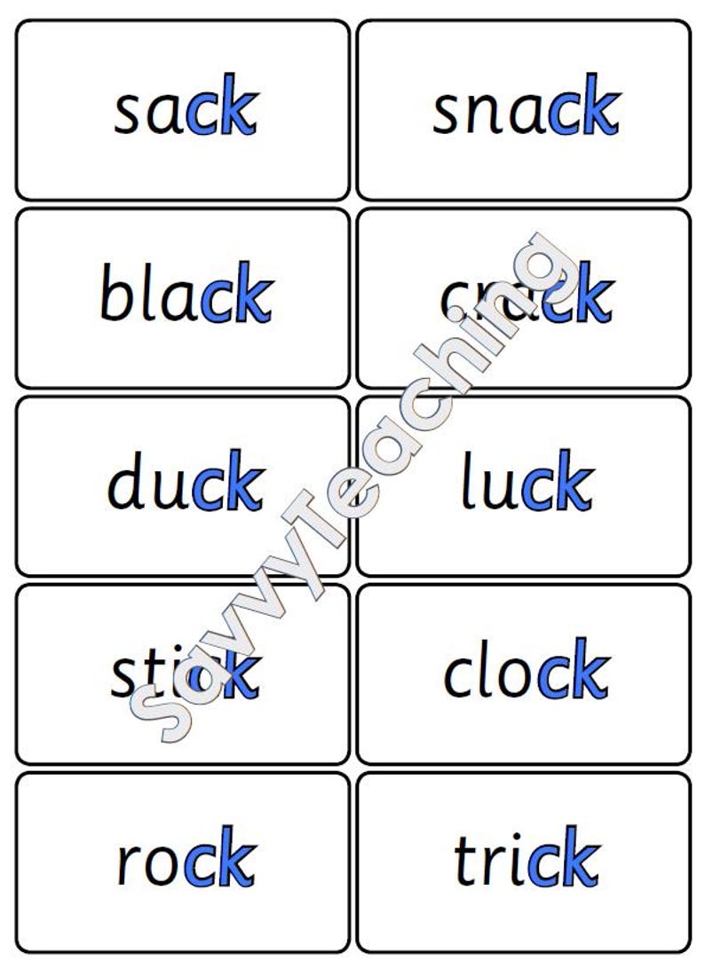 Phonics Flashcards | 140 Digraph & Trigraph Words | Silent Letters ...