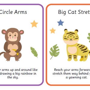 Mindfulness and Movement Cards for Kids | 60 Calm Animal-themed ...