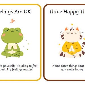 Mindfulness and Movement Cards for Kids – 60 Calm Animal-themed ...