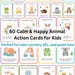 Mindfulness and Movement Cards for Kids – 60 Calm Animal-themed ...