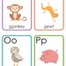 A-Z Animal Flashcards – Printable Alphabet Learning for Kids - Etsy