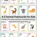 A-Z Animal Flashcards – Printable Alphabet Learning for Kids - Etsy
