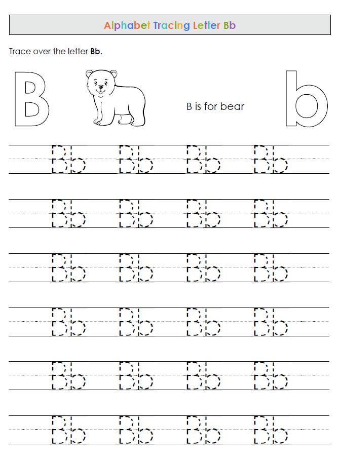 My First Alphabet Tracing Workbook - Etsy