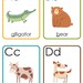 A-Z Animal Flashcards – Printable Alphabet Learning for Kids - Etsy