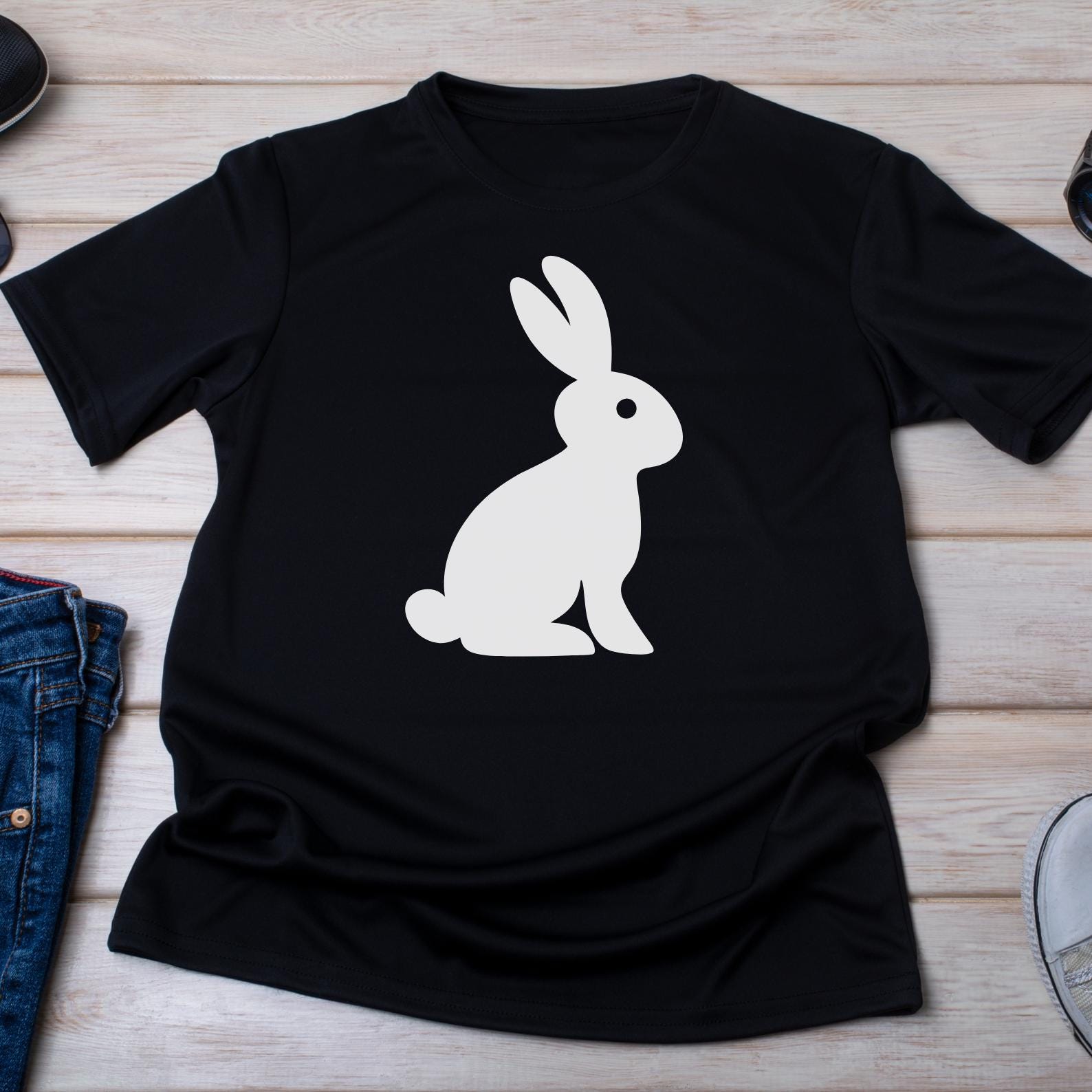 Easter Bunny Shape Svg, Outline Bunny Svg, Bunny Shape Svg, Easter ...