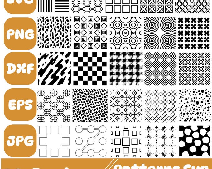 Blumenmuster SVG Bundle | Hintergrund SVG | Nahtloser Hintergrund SVG ...