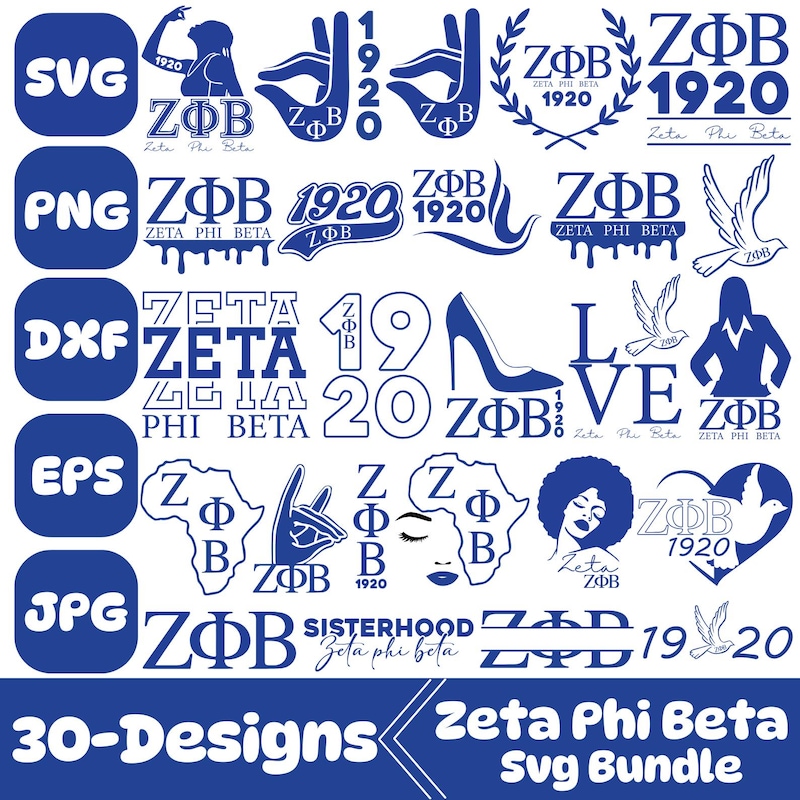 Zeta Phi Beta Sorority - Etsy