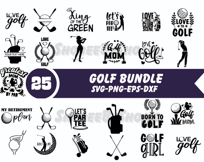 Golf Lover Svg Bundle, Golf Ball SVG Bundle, Funny Sport Quotes Sayings ...