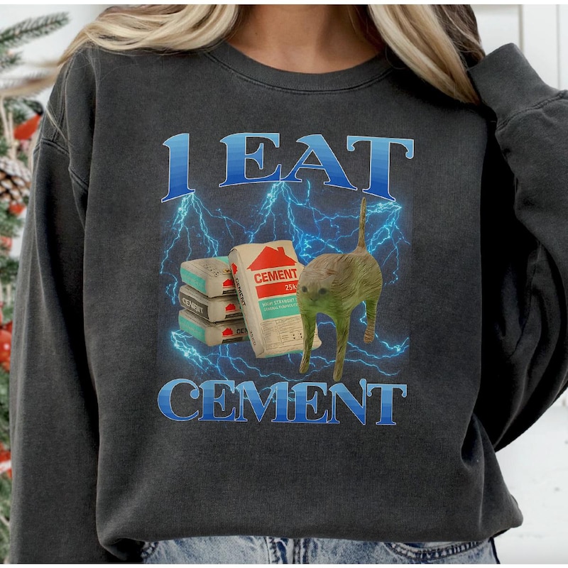 I Eat Cement Shirt - Etsy