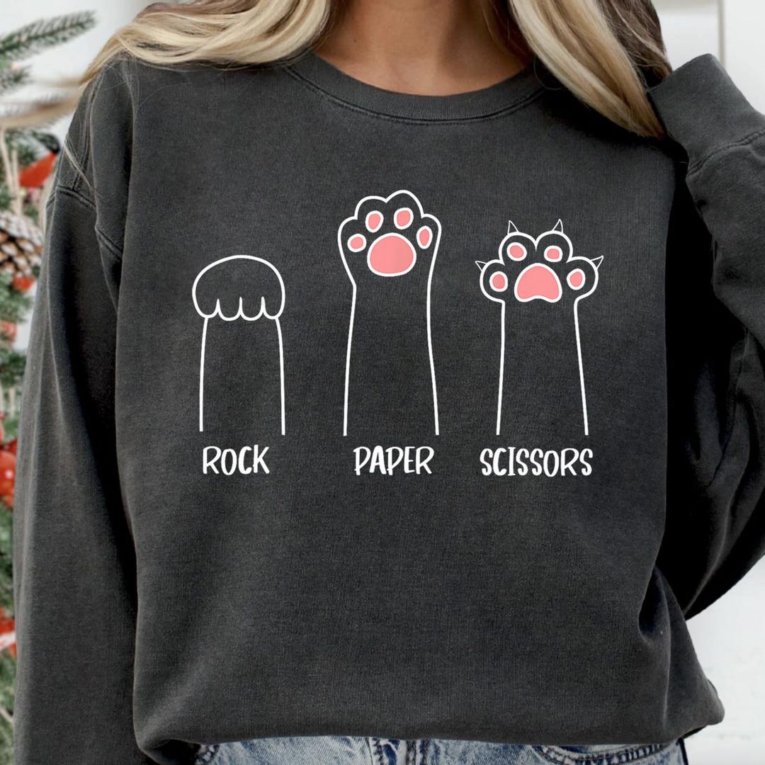 Rock Paper Scissors Png, Cat Paw Png, Pet Animal Paw Png, Gift for Cat ...