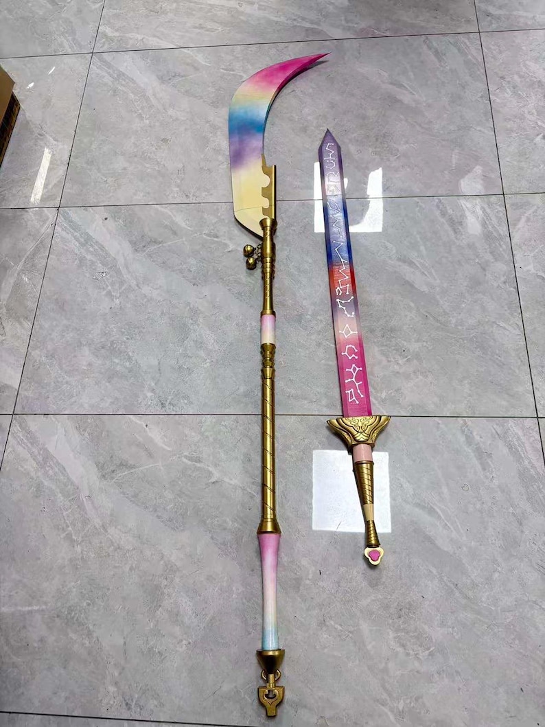 Cosplay Rumi Sword From Kpop Demon Hunters, Cosplay Prop Zoey Accessory ...