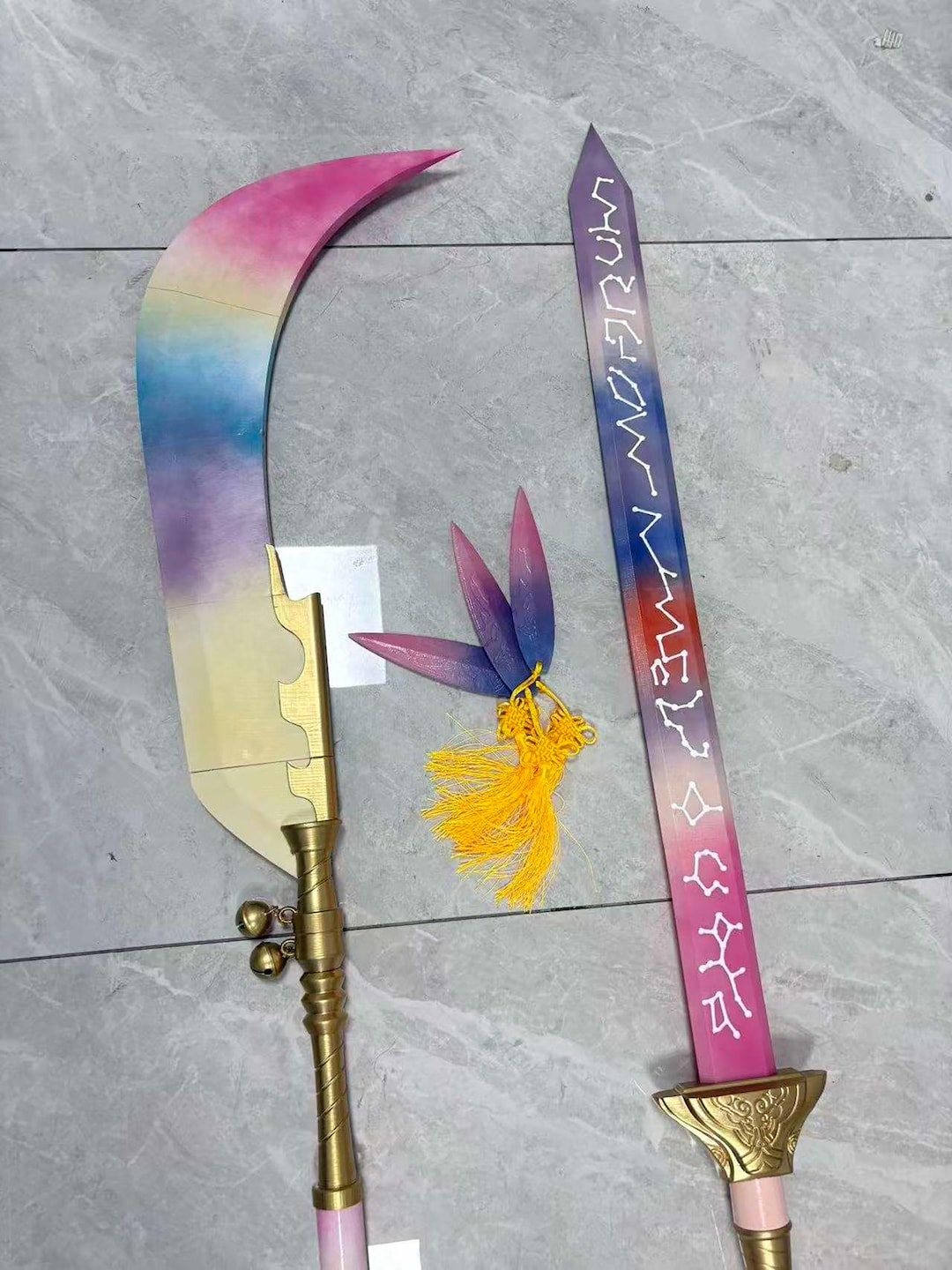 Cosplay Rumi Sword From Kpop Demon Hunters, Cosplay Prop Zoey Accessory ...
