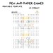 Pen & Paper Games Snakes – Printable Games – Family Reunion Games ...