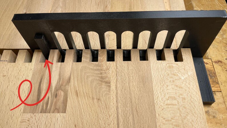 Boxmate-flex Metric Box Joint Jig – Adjustable Width Jig for 10mm ...