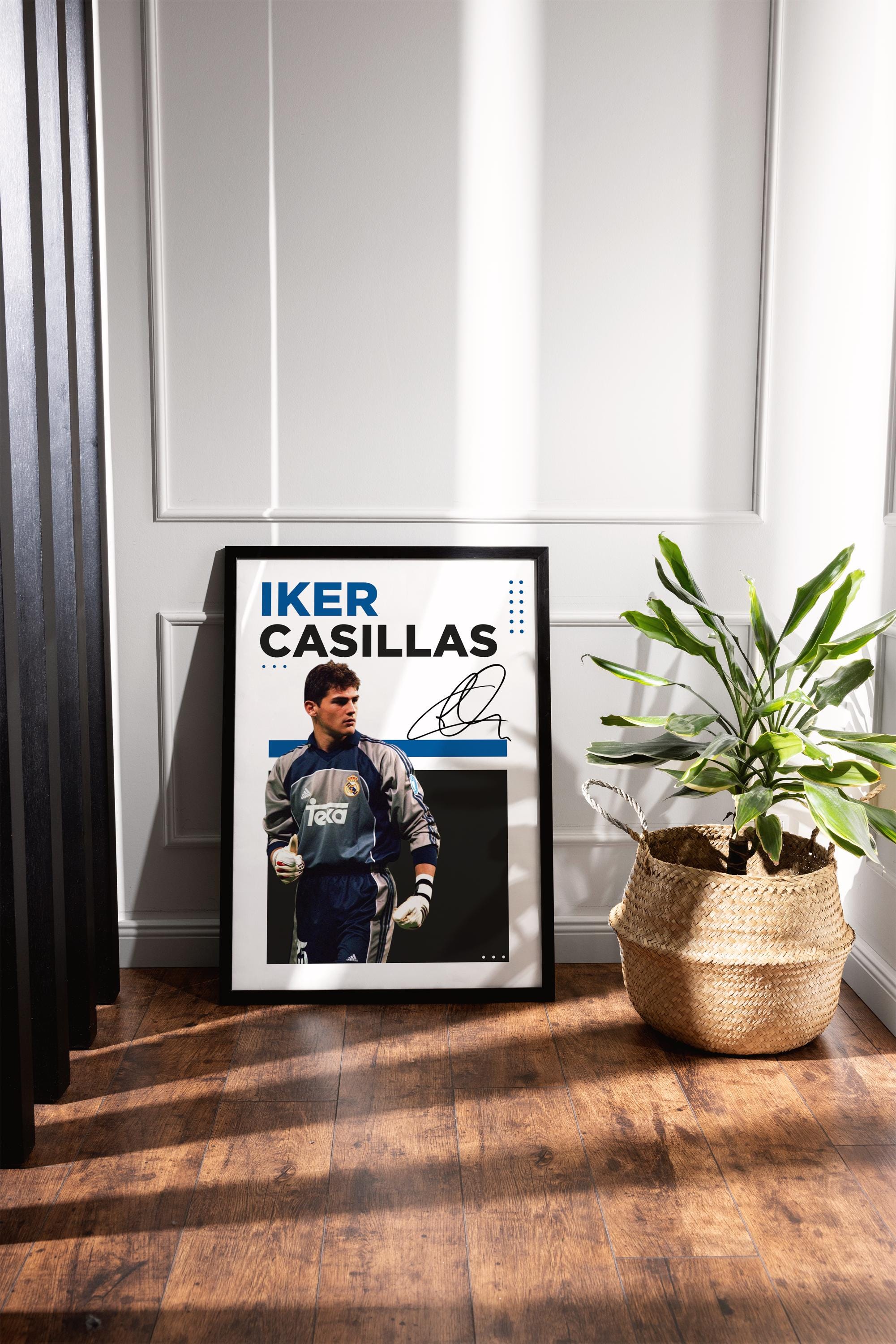 Iker Casillas Real Madrid Wall Art, Digital Football Poster PNG ...