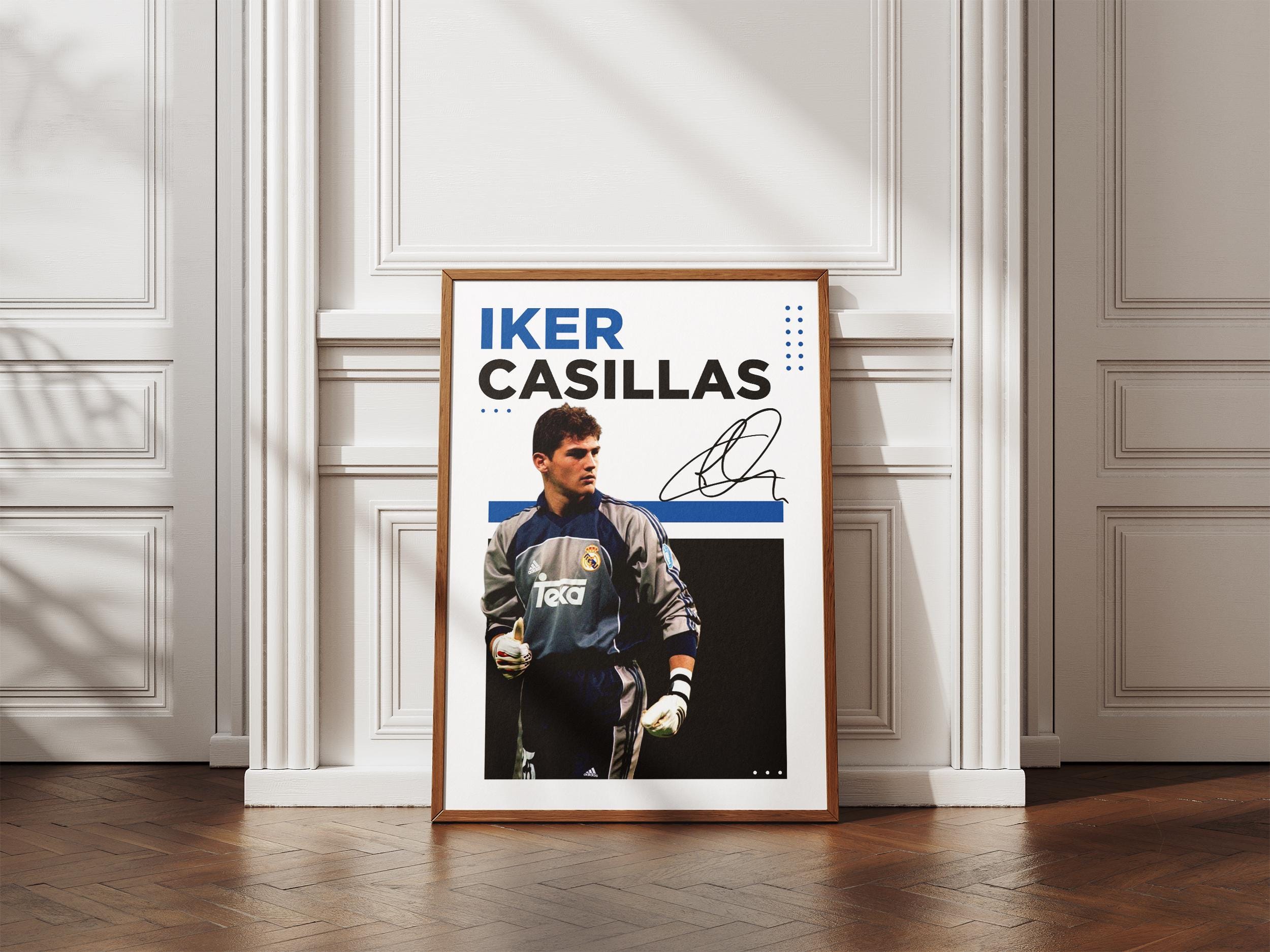 Iker Casillas Real Madrid Wall Art, Digital Football Poster PNG ...