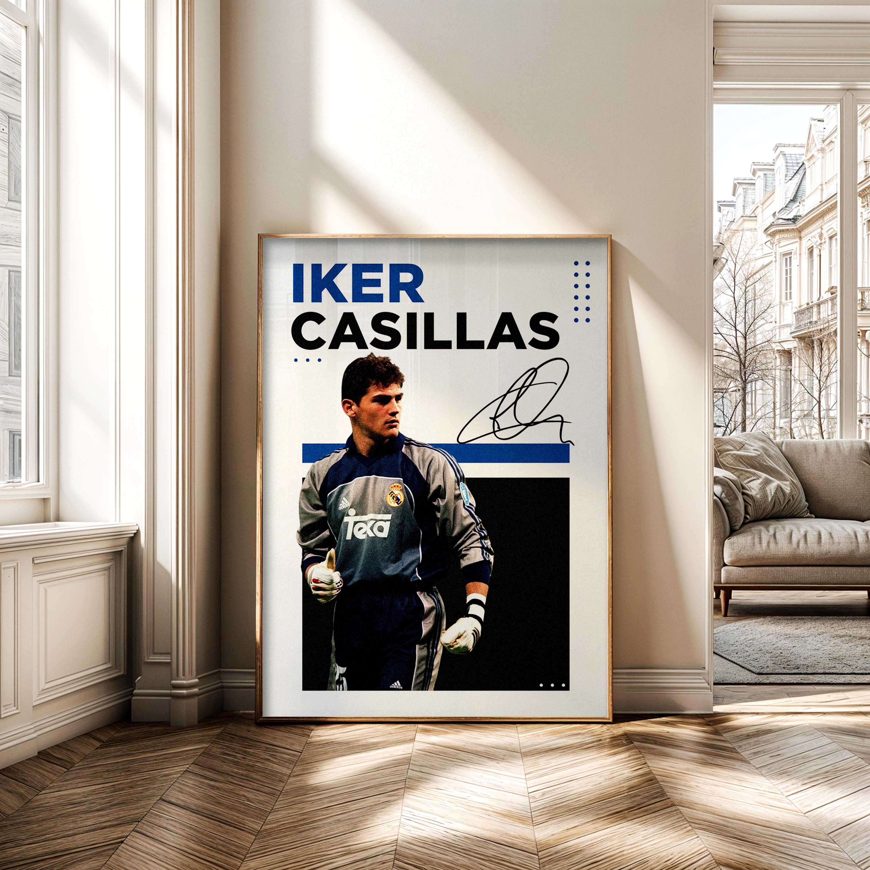 Iker Casillas Real Madrid Wall Art, Digital Football Poster PNG ...