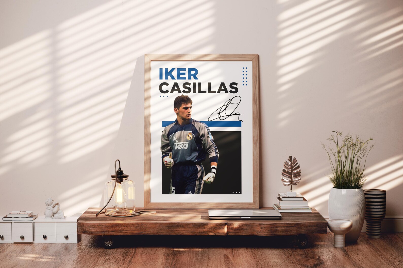 Iker Casillas Real Madrid Wall Art, Digital Football Poster PNG ...