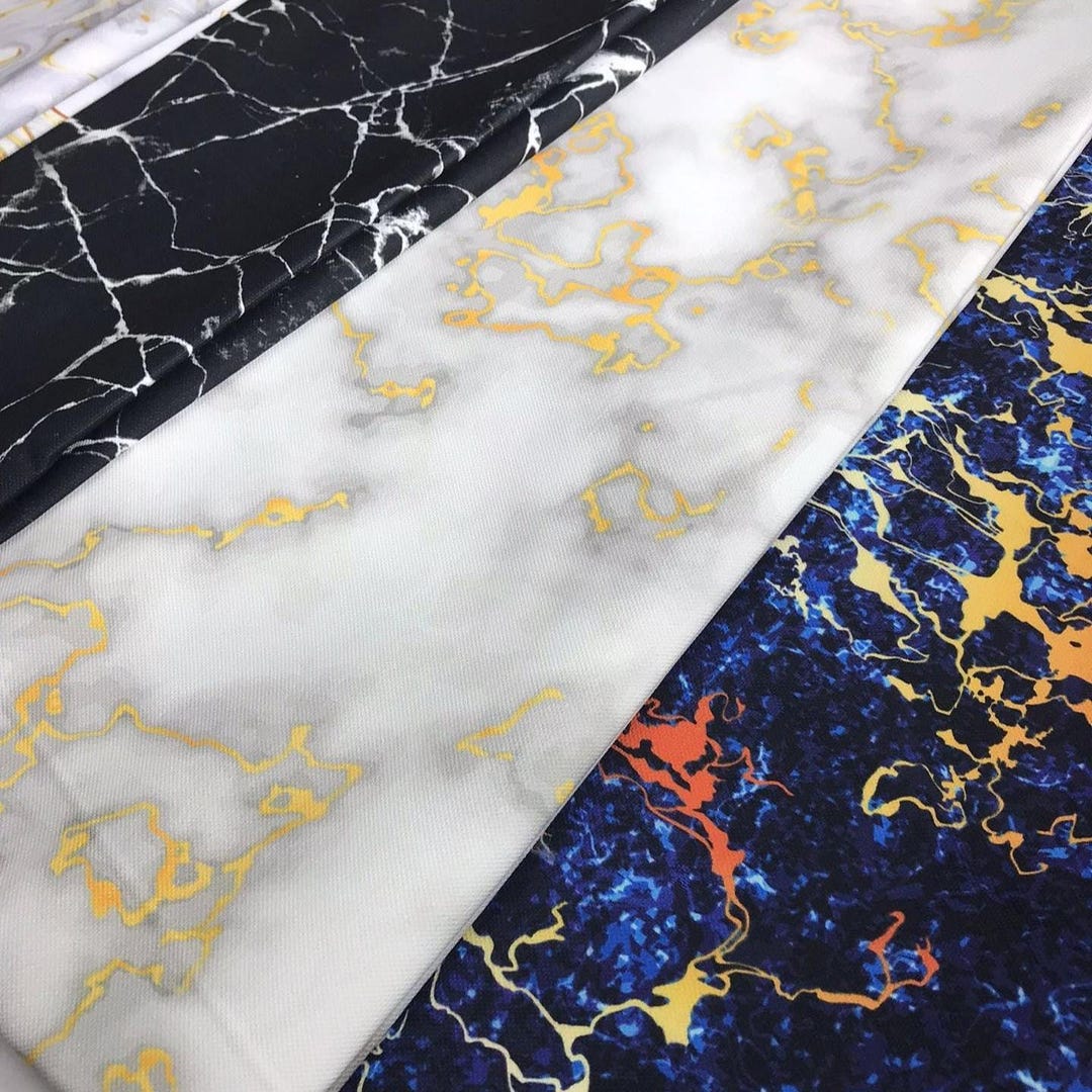Marble Effect Printed Upholstery Fabrics by the Meters With 4 COLORS - Etsy