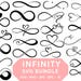Infinity Symbol SVG Bundle | Clipart & Silhouette Heart Designs ...
