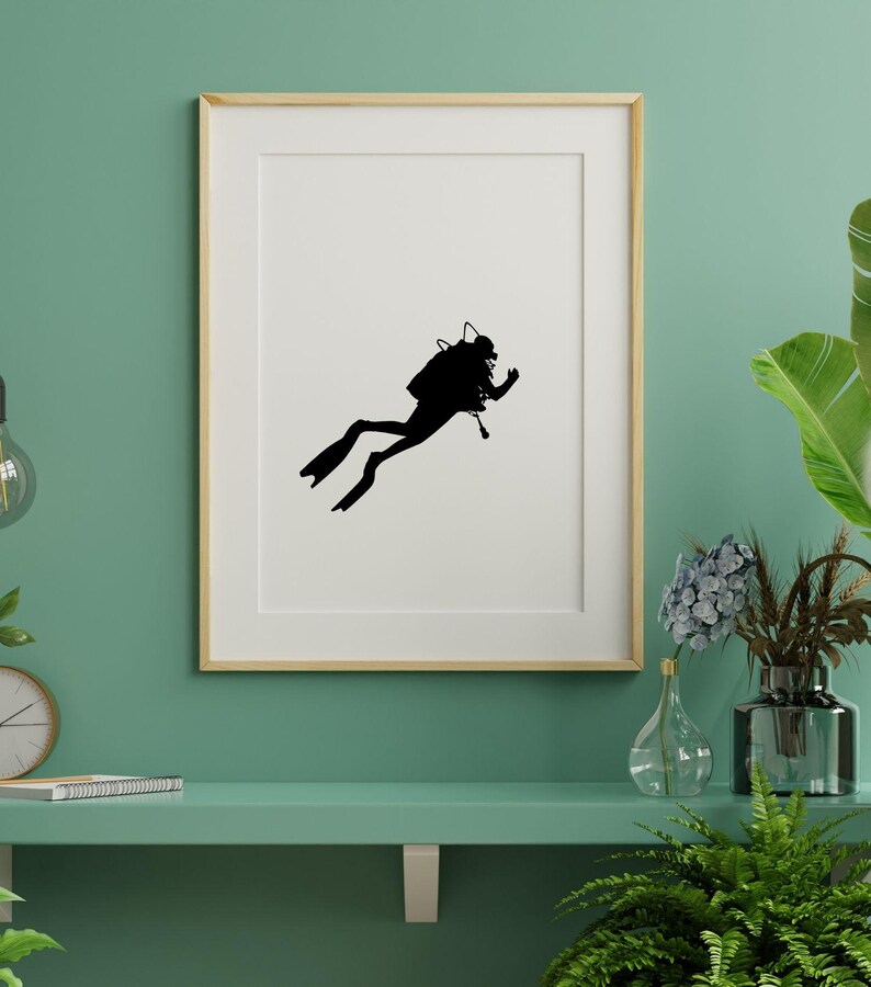 Scuba Diver SVG Bundle | Underwater Adventure Designs (digital Files ...