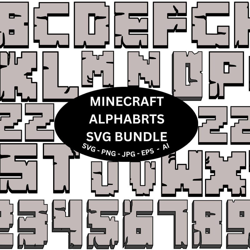 Minecrafts Svg - Etsy