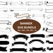 Banner SVG Bundle: Ribbon Banners, Cricut & Silhouette Files (digital ...