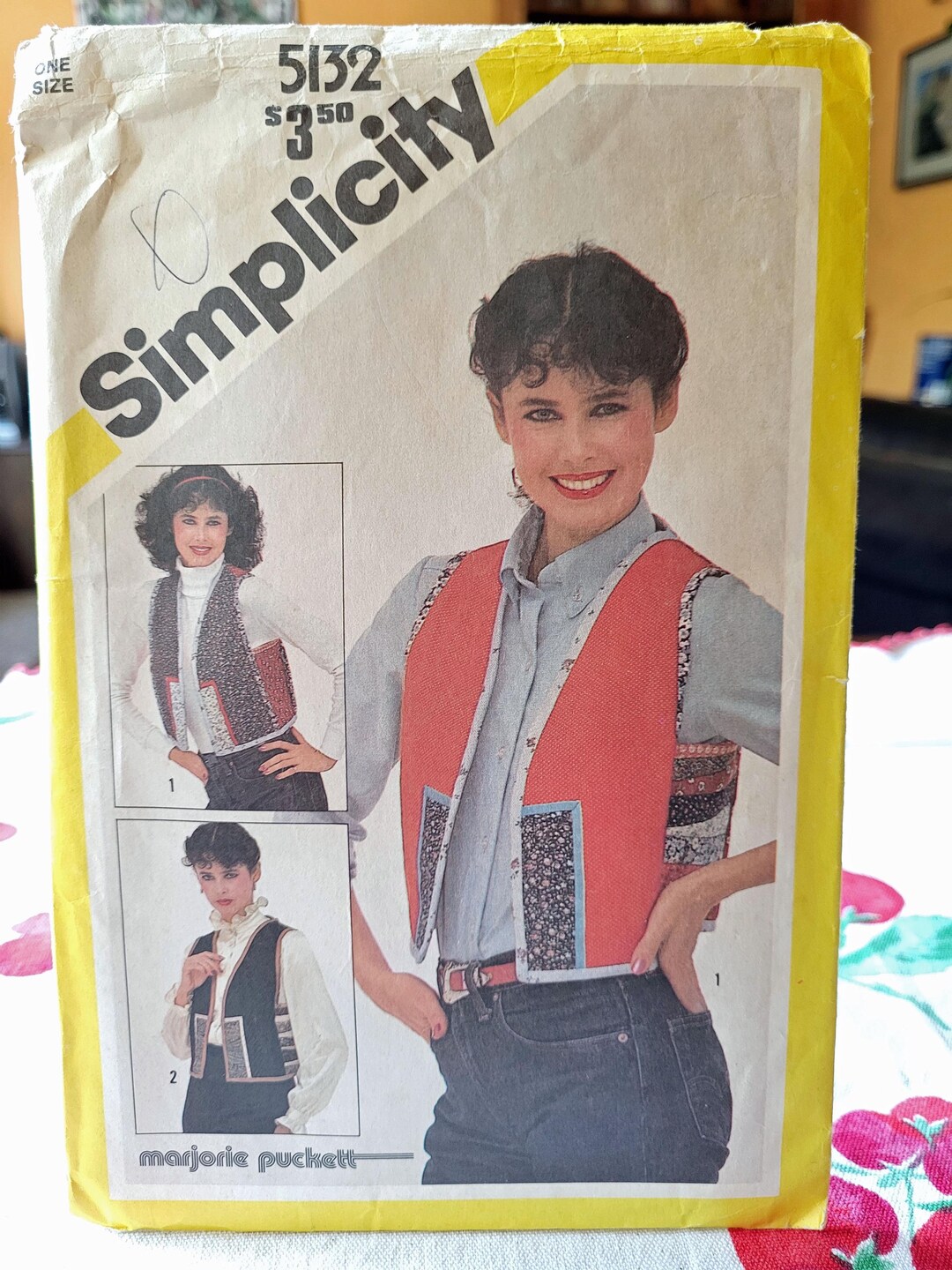 Vintage 1981 SIMPLICITY Pattern 5132 - COMPLETE to Size Medium ...