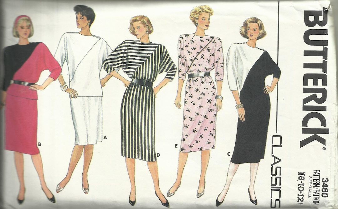 Vintage 1985 BUTTERICK Pattern 3460 VERIFIED COMPLETE - Classics ...
