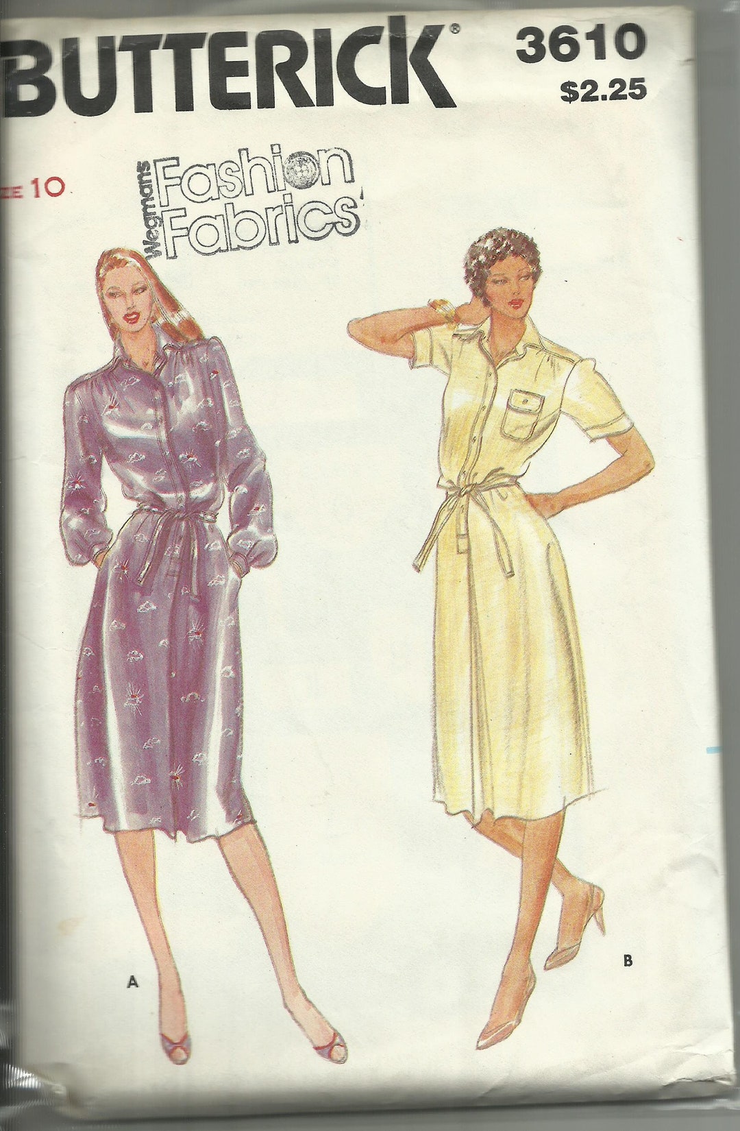Vintage 1970s BUTTERICK Pattern 3610 - VERIFIED COMPLETE - Misses ...