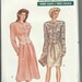 Vintage 1988 BUTTERICK Pattern 6717 - COMPLETE to Size 10 - Classics ...