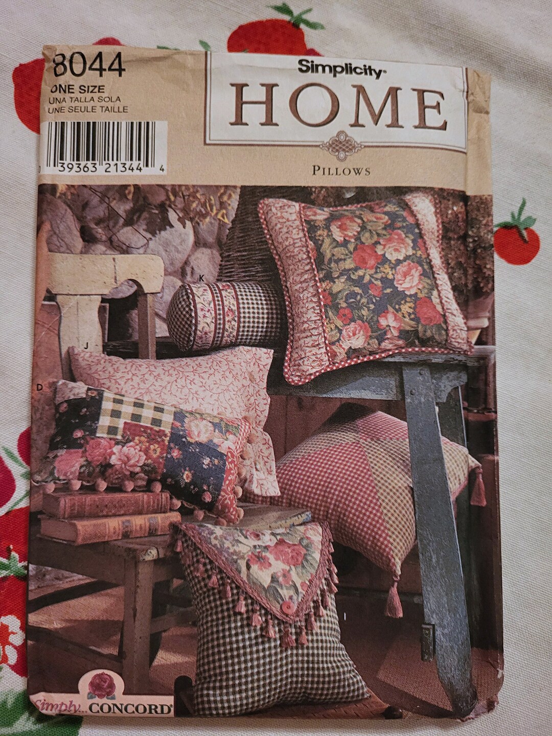 Vintage 1998 SIMPLICITY Home Pattern 8044 - Pillows - UNCUT and Factory FOLDED - Etsy
