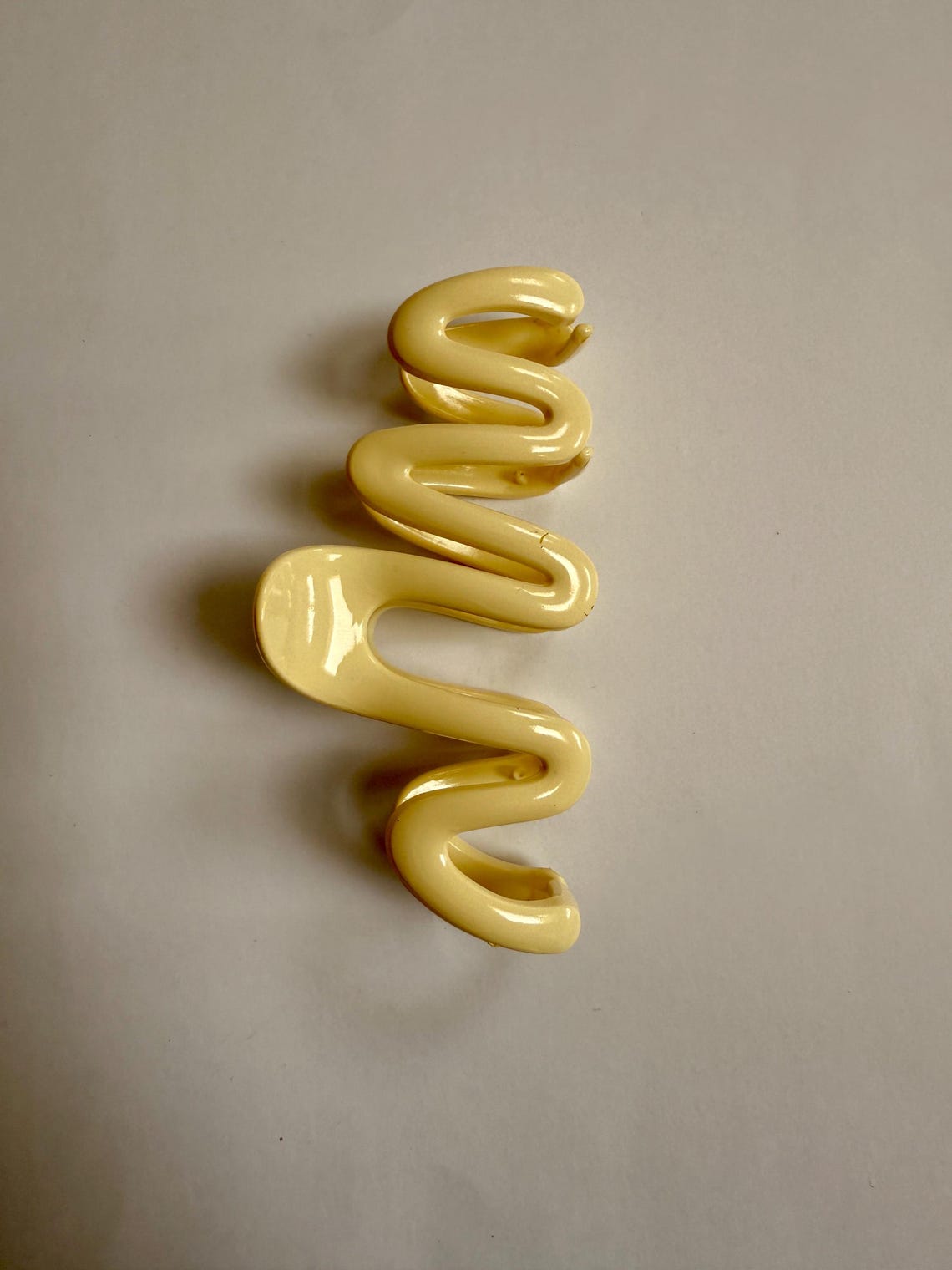 The Wavy Hair Clamp: Large Plastic Hair Accessory (10.5cm) - Etsy UK