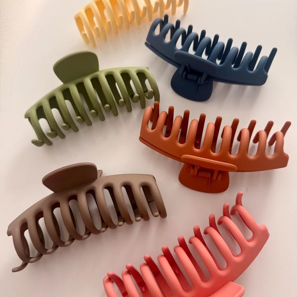 Plastic Hair Claw Clip - Etsy UK