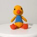 Alfie the Duckling – Crochet Toy Pattern PDF | Amigurumi Duck | Cute ...