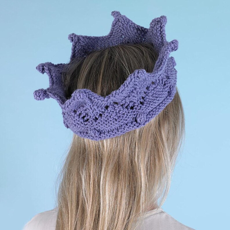Party Crown – Knitting Pattern PDF for Kids & Adults | Fun Dress-up ...