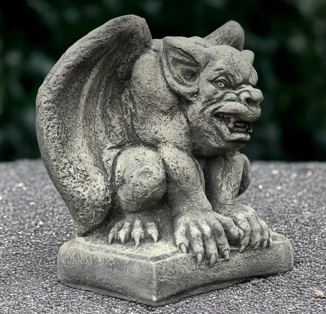 Concrete Guardian Gargoyle Sculpture Large Gargoyle Statue Stone ...