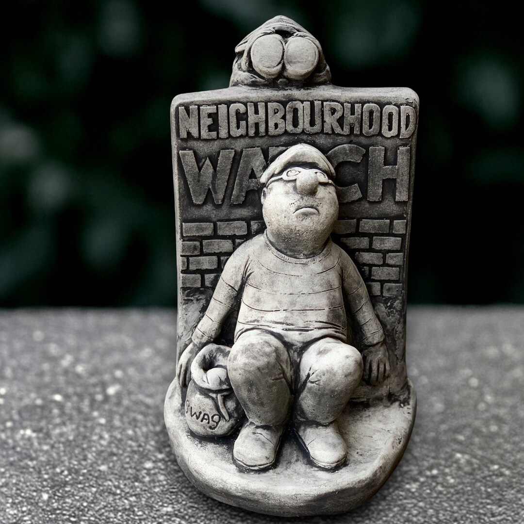 Concrete Man Sculpture Humor Man Figurine Stone Man Statue Cement ...